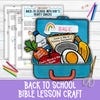 Back to School Bible Lesson Craft, God's Hearty Snacks Craft Activity ...