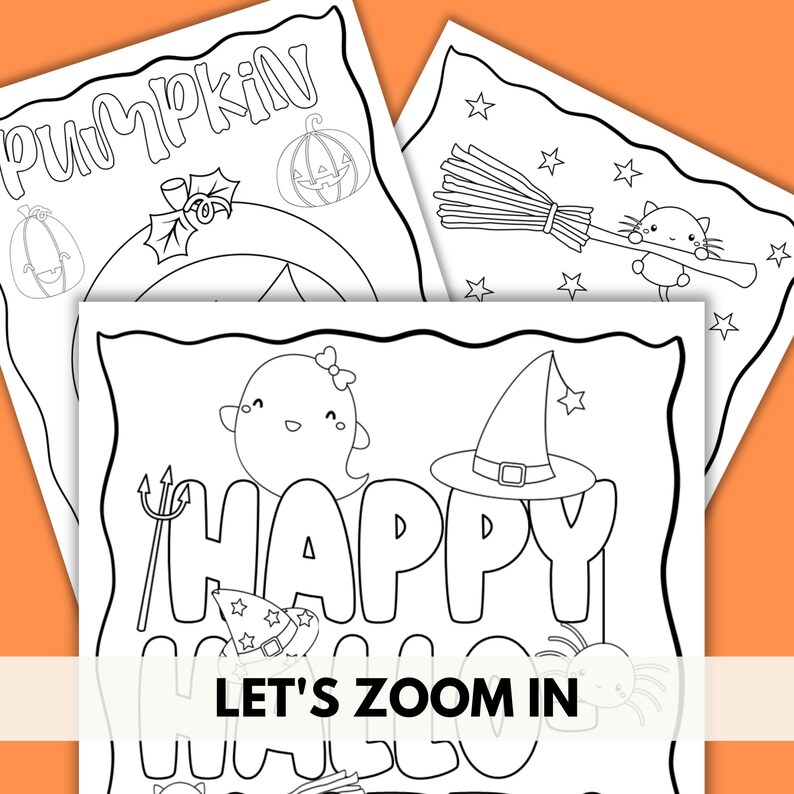 Kids in Halloween Costume Coloring Pages 16 Printable - Etsy