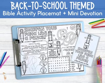 Smores Themed Bible Activity Set Kids' Sunday School, Summer Bible ...