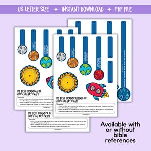 Bible-based Grandparents Day Craft Activity, Best Grandma/grandpa in ...