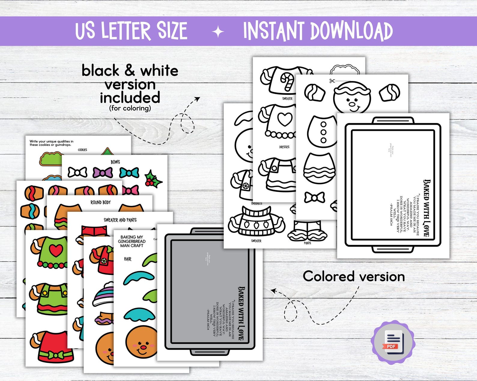 Christmas Bible Lesson Craft, Build a Gingerbread Man Craft, Baked With ...