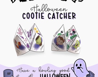 Printable Origami Fortune Teller,fortune Teller Halloween , Funny ...