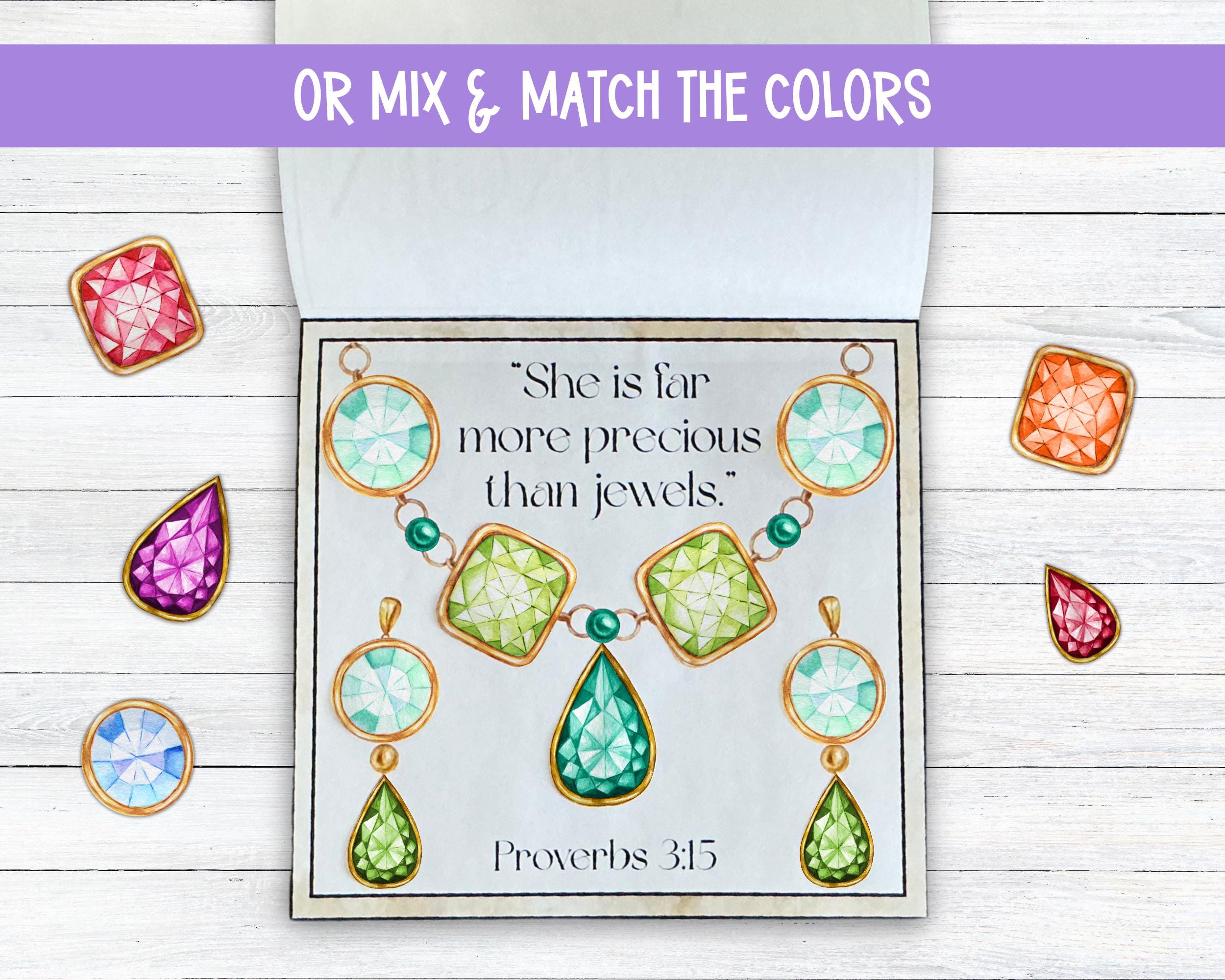 Mothers Day Bible Lesson Craft, Build a Jewelry Craft Activity for ...