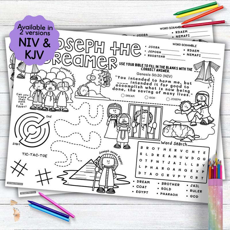 Coloring Pages St Joseph - Etsy