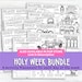 Maundy Thursday Activity Placemat, Holy Week, Lenten Season Coloring ...