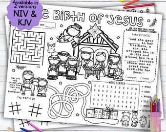 Nativity Coloring Pages, Christmas Sunday School, Christmas Bible ...