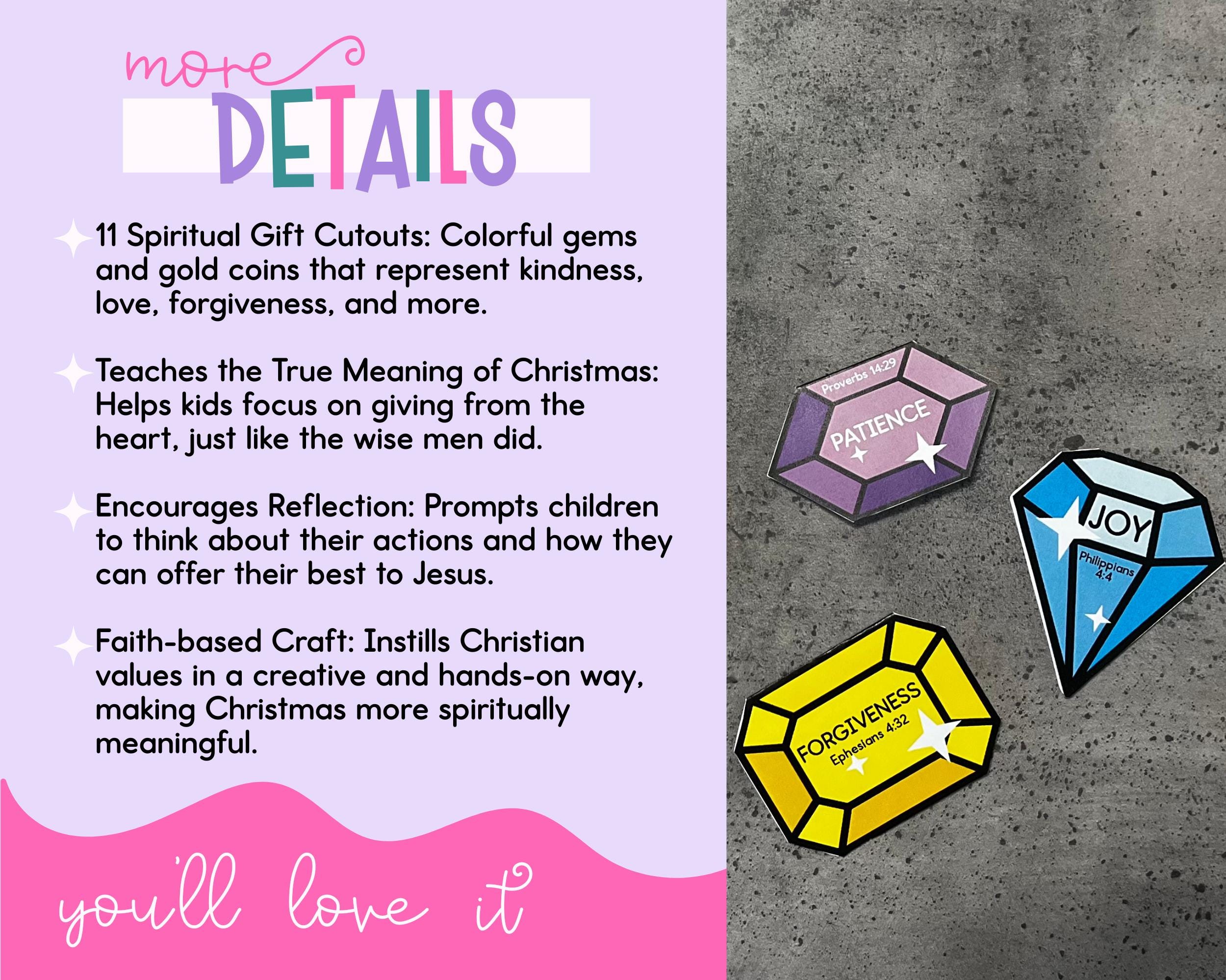Christmas Bible Lesson Craft, My Gift to Baby Jesus Craft, the Nativity ...