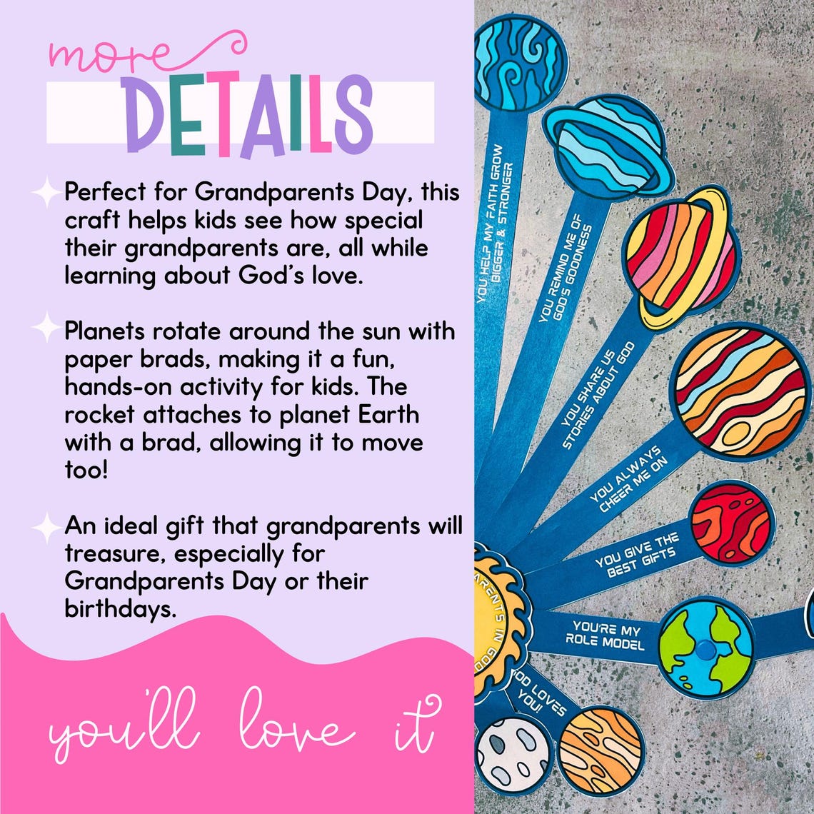 Bible-based Grandparents Day Craft Activity, Best Grandma/grandpa in ...