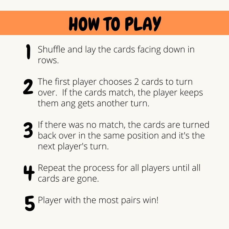 Autumn/thanksgiving Memory Game Printable - Fall Matching Game ...