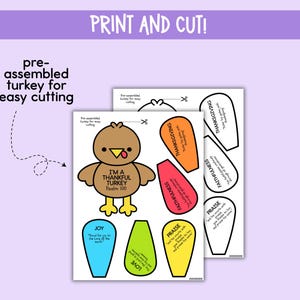 Thanksgiving Build a Turkey Bible Lesson Craft, Psalm 100 Bible Verse ...