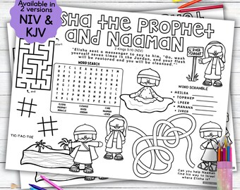 Parable of the Wise & Foolish Virgins Activity Placemat, Bible Story ...