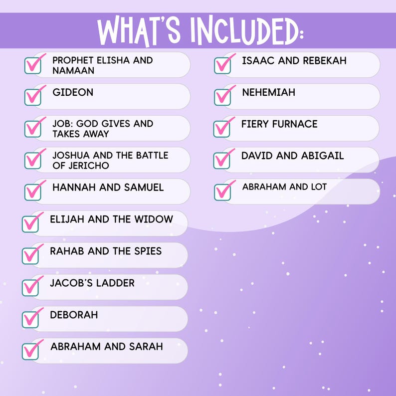 OLD TESTAMENT Bundle Activity Placemat, Bible Stories Coloring Placemat ...