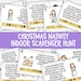 Christmas Nativity Indoor Scavenger Hunt | Holiday Family Game Night ...