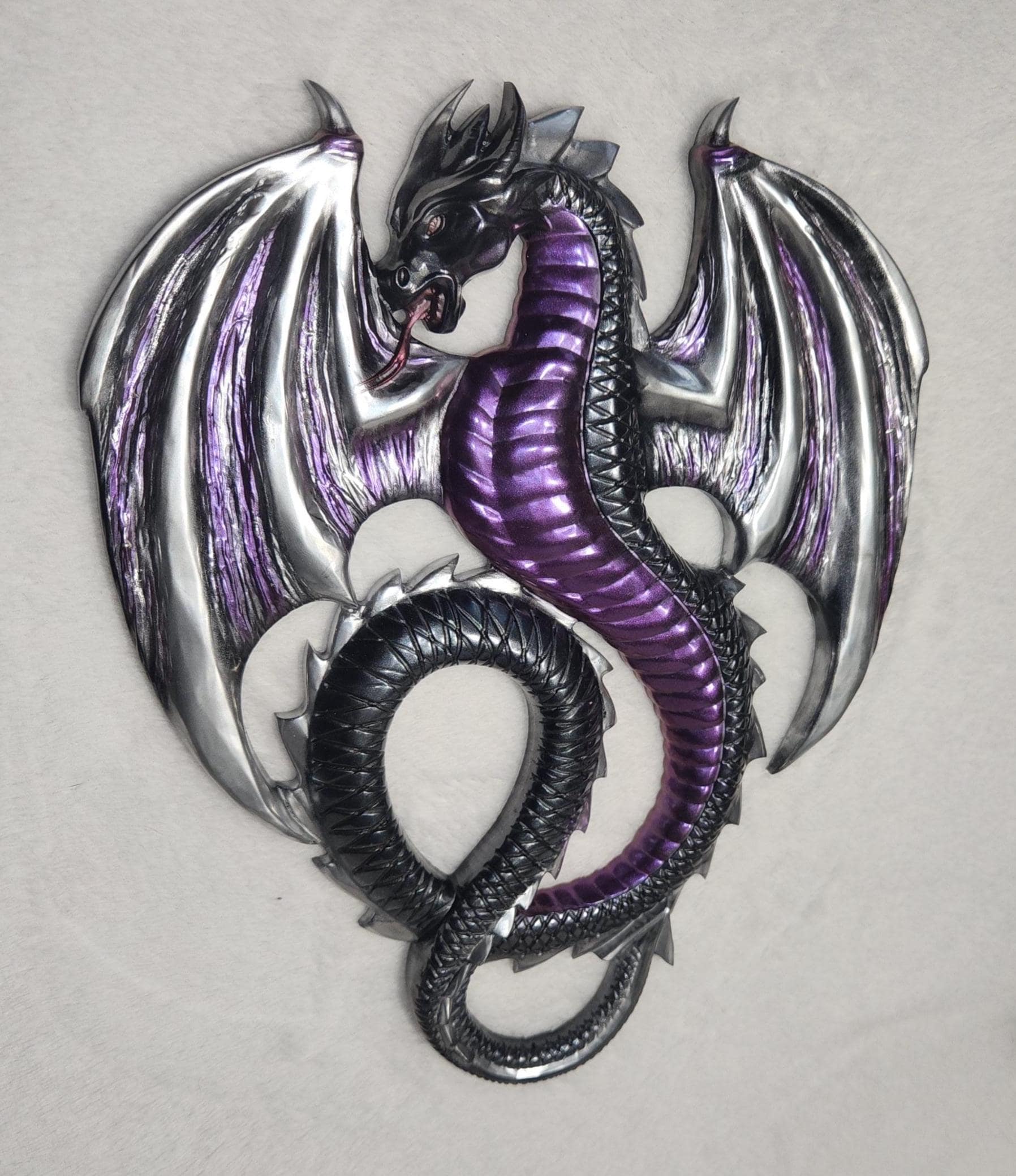 Vibrant Dragon Wall Art - Whimsical Fantasy Decor. - Etsy