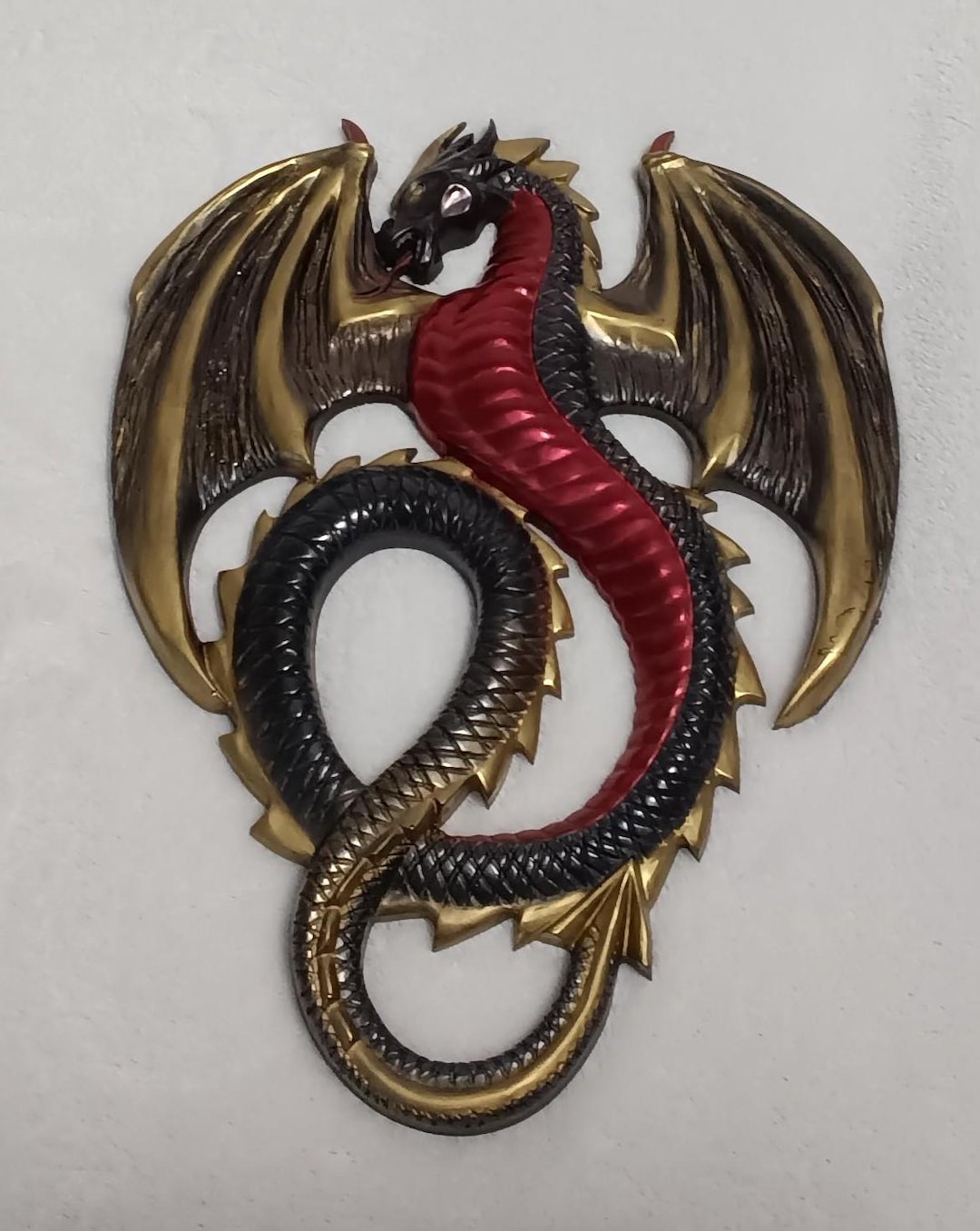 Vibrant Dragon Wall Art - Whimsical Fantasy Decor. - Etsy