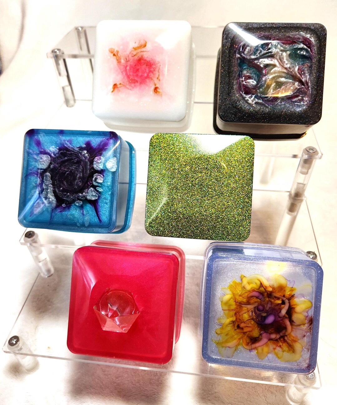 4" Square Trinket Box - Etsy