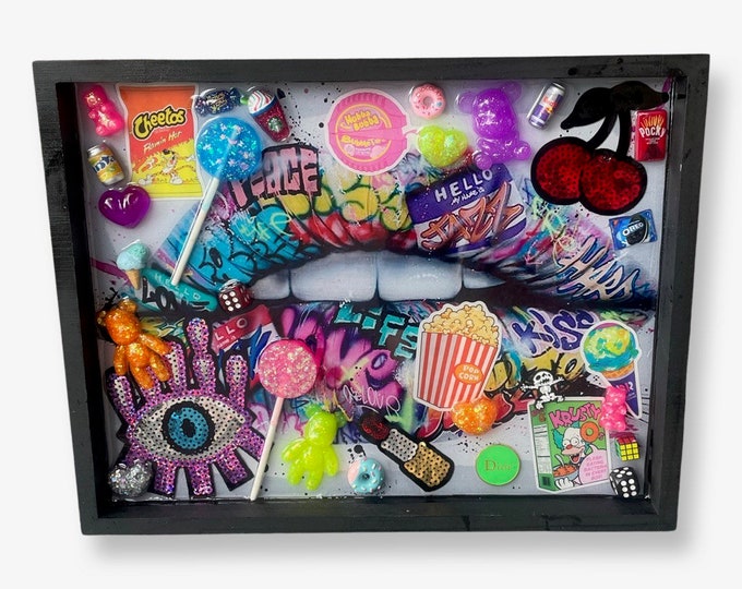 Resin Pop Art Wall Decor, Pop Art Decor, Unique Wall Decor , Wall Decor ...