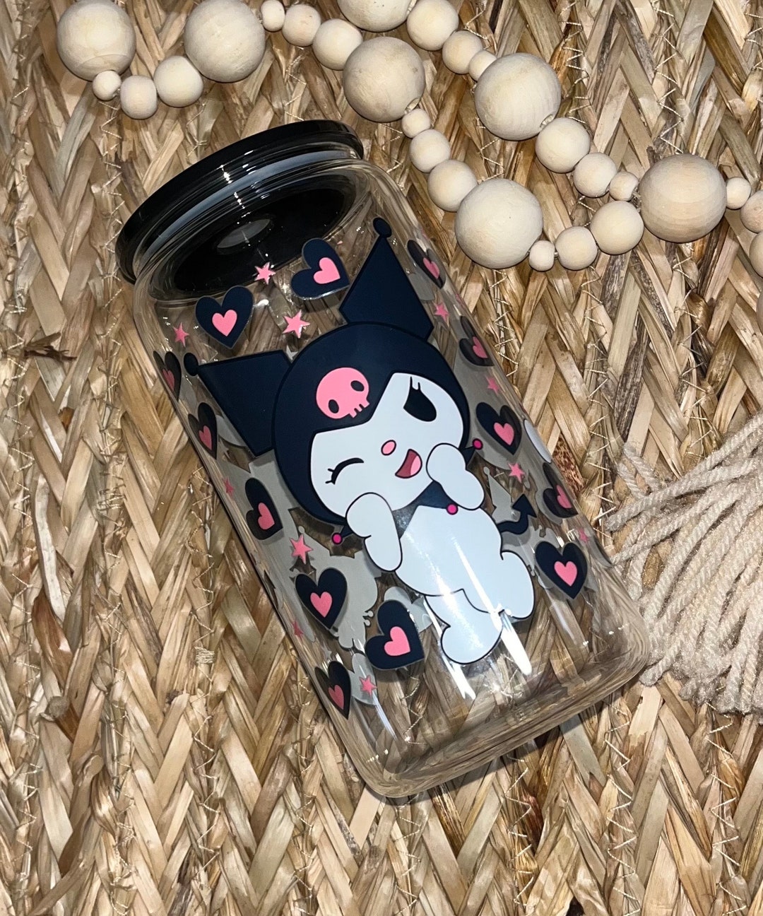 Jelly Cup Galss Cans Jelly Cups Glass Can Ombre Pink Glass - Etsy