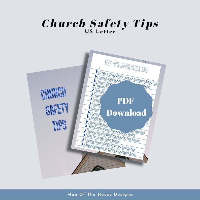 Church Safety Tips Printable | Church Security | Church Safety | Youth ...