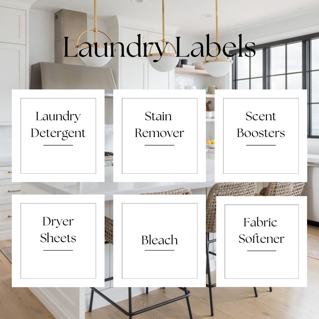 Home Organizing Label | White | Bathroom Labels | Kitchen Labels ...