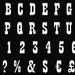 Stencil Font Dxf for Plasma Stencil Font for Laser Cutting Stencil for ...