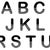 Arial Rounded Font Letters a to Z Svg and Dxf Files / Arial Font ...