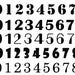 Arial Font Letters a to Z SVG and DXF Files / Arial Font Numbers 0 to 9 ...