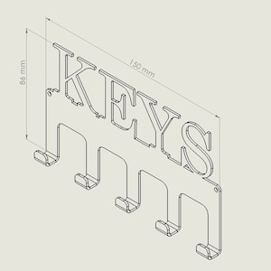 Key Holder Svg Cut Files / Dxf Files for Plasma/metal Key Hanger Svg ...