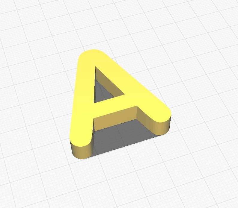 3d Letter and Number Stl File / 3d Printed STL Files / Letters and ...