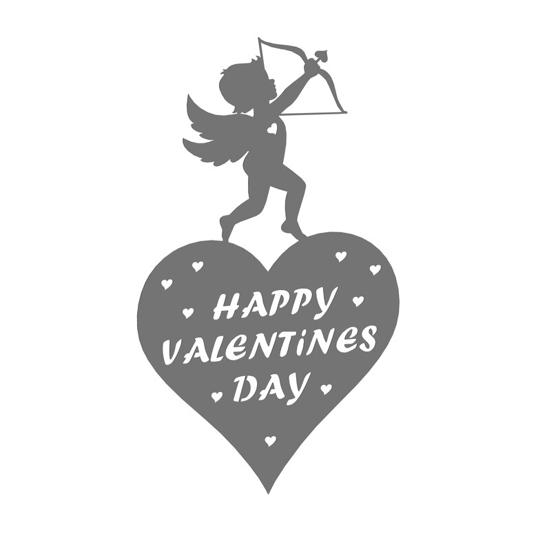 Happy Valentines Day Decor Dxf Svg Files | Valentines Svg for Plasma ...