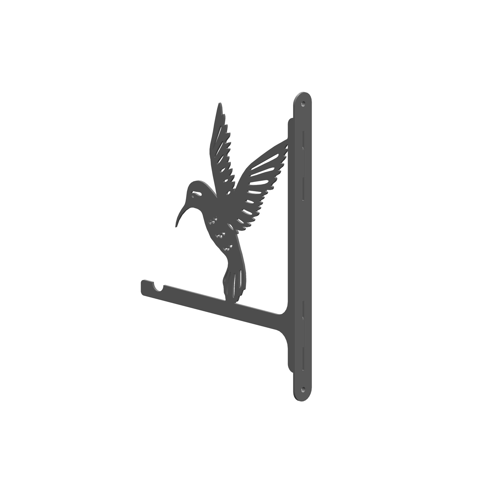 Hummingbird Hanging Basket Bracket Dxf Svg Laser Cut File / Dxf Files ...