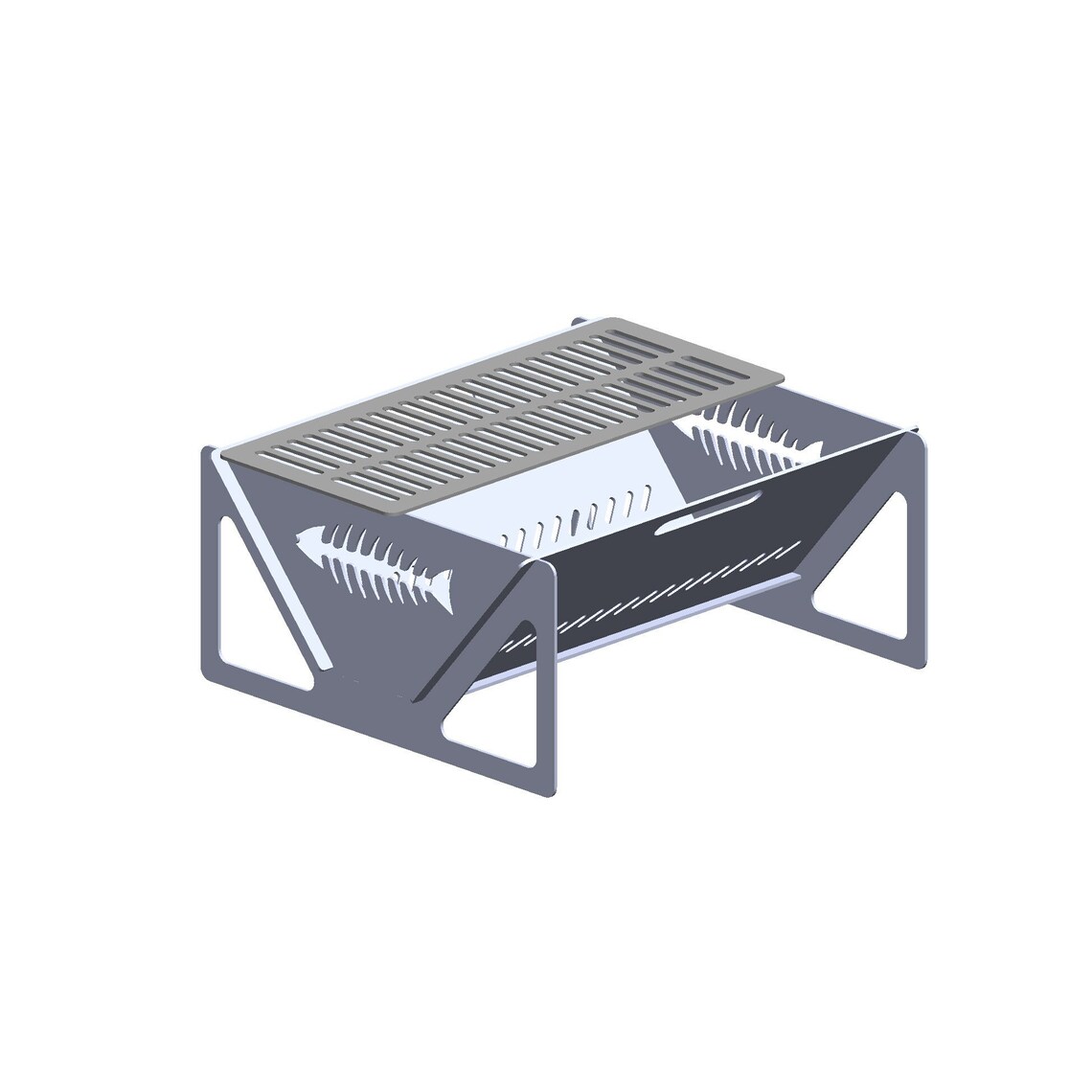 Fish Fire Pit Dxf Svg Plasma Cut Files | Fire Pit Collapsible | Fire ...