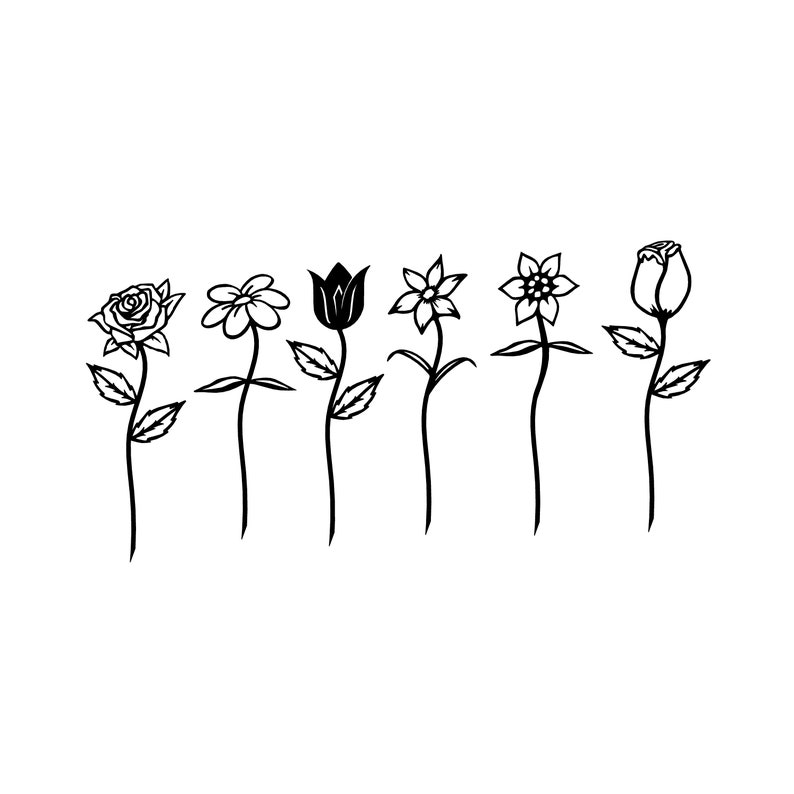 Metal Flowers Garden Stakes DXF SVG Files | Metal Rose Decor Dxf Files ...