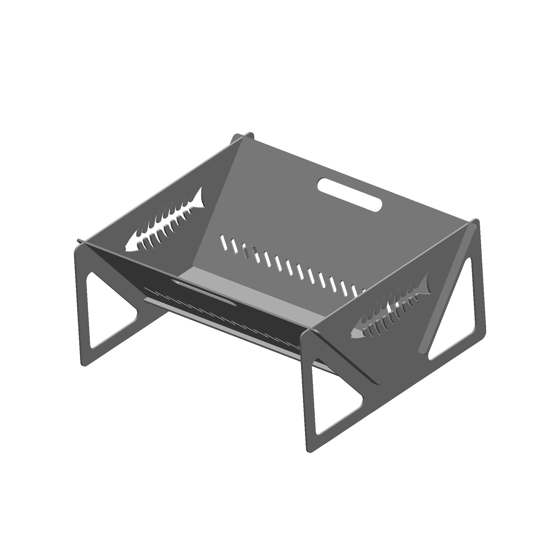 Fish Fire Pit Dxf Svg Plasma Cut Files | Fire Pit Collapsible | Fire ...