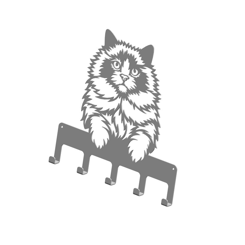 Cat Key Holder Dxf Svg Cut Files / Dxf Files for Plasma / Metal Key ...