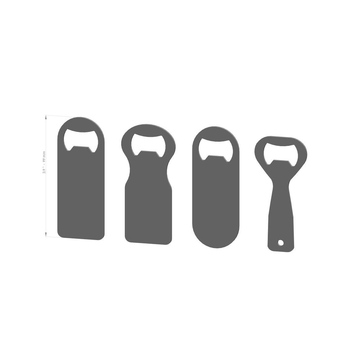 Beer Bottle Opener Dxf Svg File | Plasma Cut Bottle Opener | Bottle Opener Laser Cut File ...