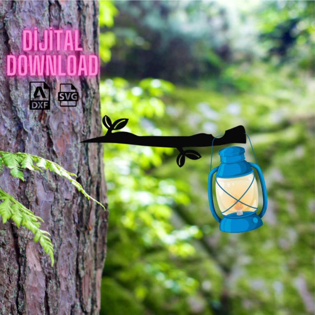 Tree Stake Hook Dxf Svg Files | Yard Tree Spike Laser Cut Garden Decor ...