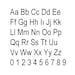 Stencil Font Dxf for Plasma | Stencil Font for Laser Cutting | Stencil ...