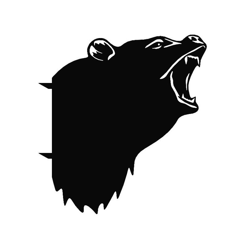 Bear Tree Stake DXF SVG Files, Garden Decor Dxf Files, Dxf Files for ...