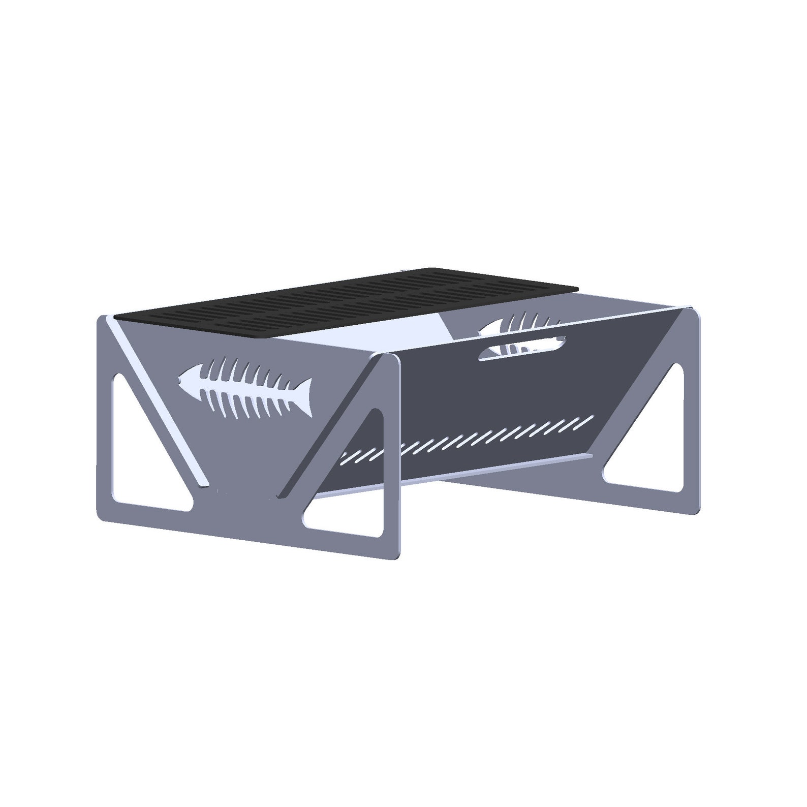 Fish Fire Pit Dxf Svg Plasma Cut Files | Fire Pit Collapsible | Fire ...