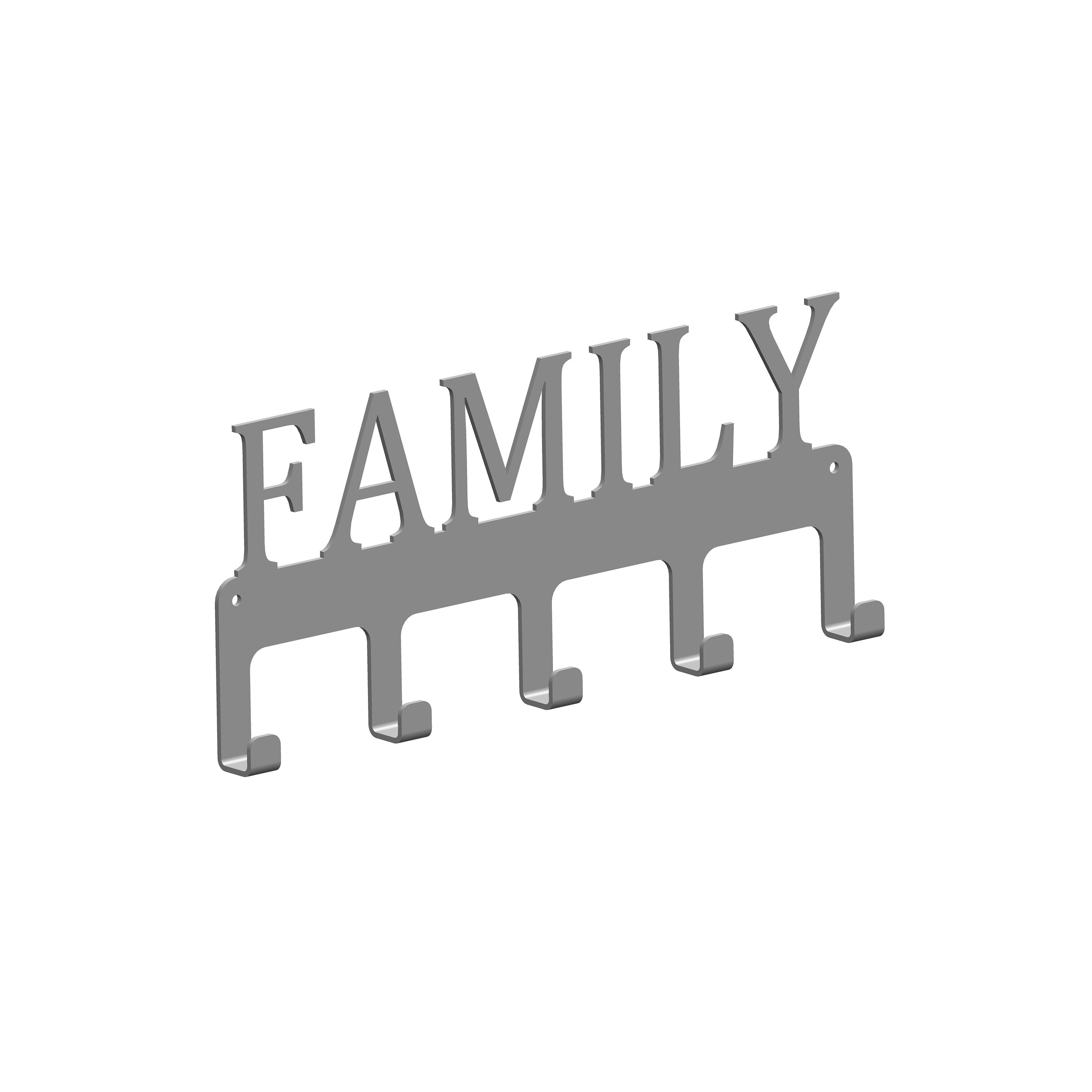 Family Key Holder Dxf Svg Cut Files | Dxf Files for Plasma | Metal Key ...