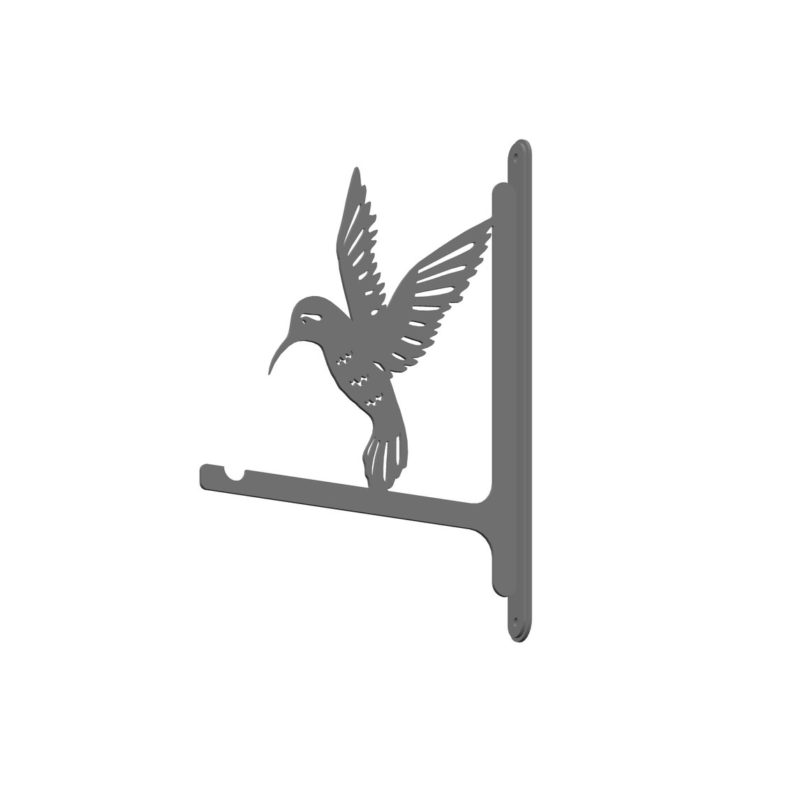 Hummingbird Hanging Basket Bracket Dxf Svg Laser Cut File / Dxf Files ...