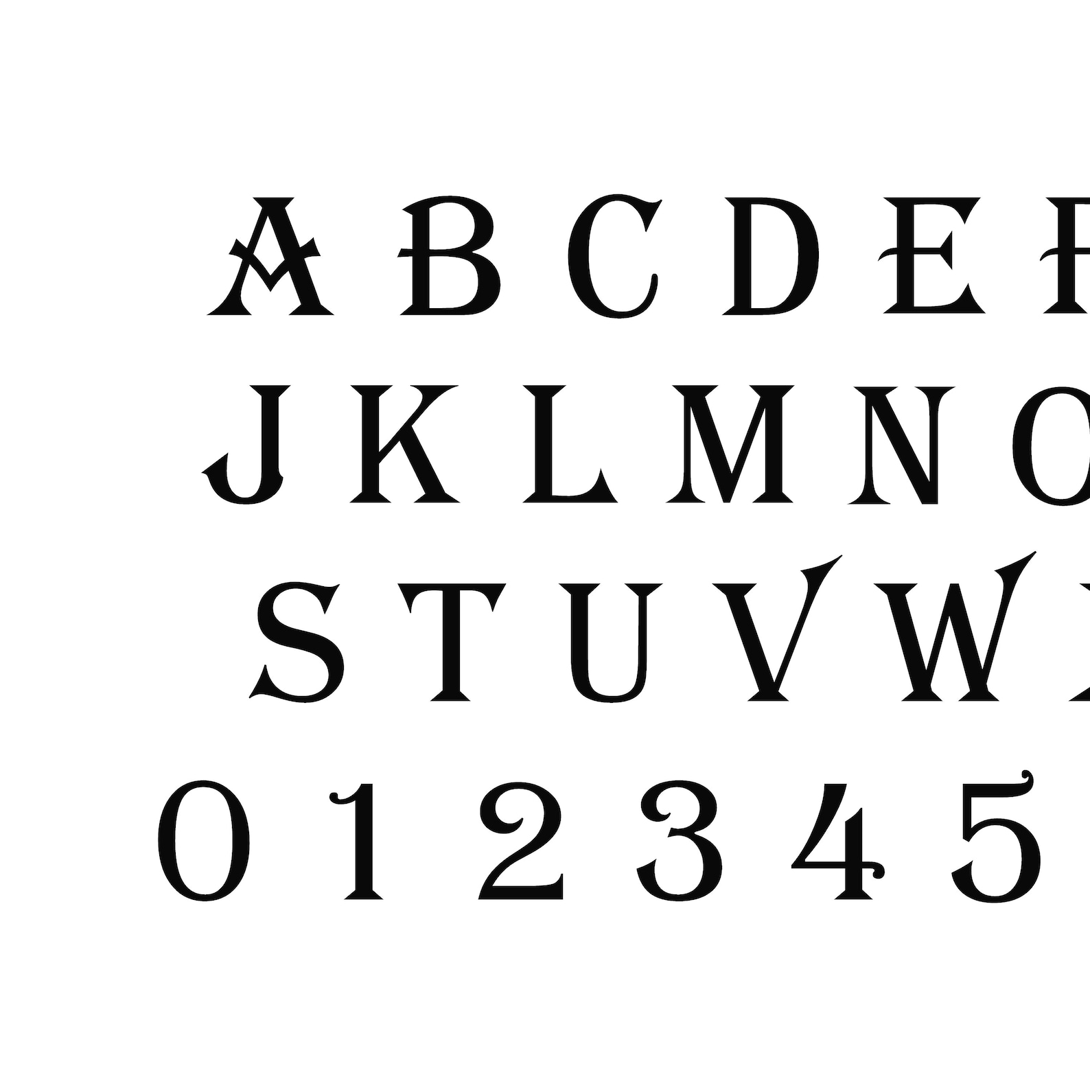 New Algerian Font Alphabet Letters and Numbers Dxf Svg Files, Dxf Font ...