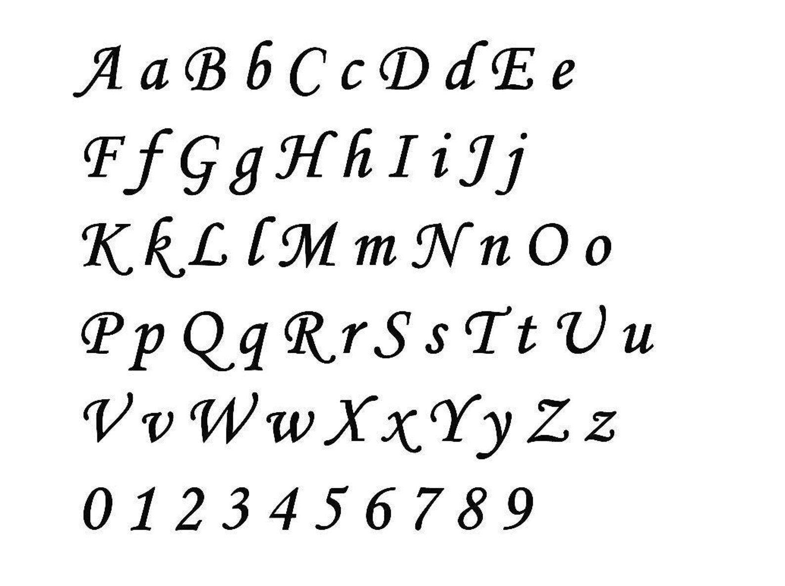 Alphabet Letters DXF and SVG Files / Cutting Font / Font for Laser ...