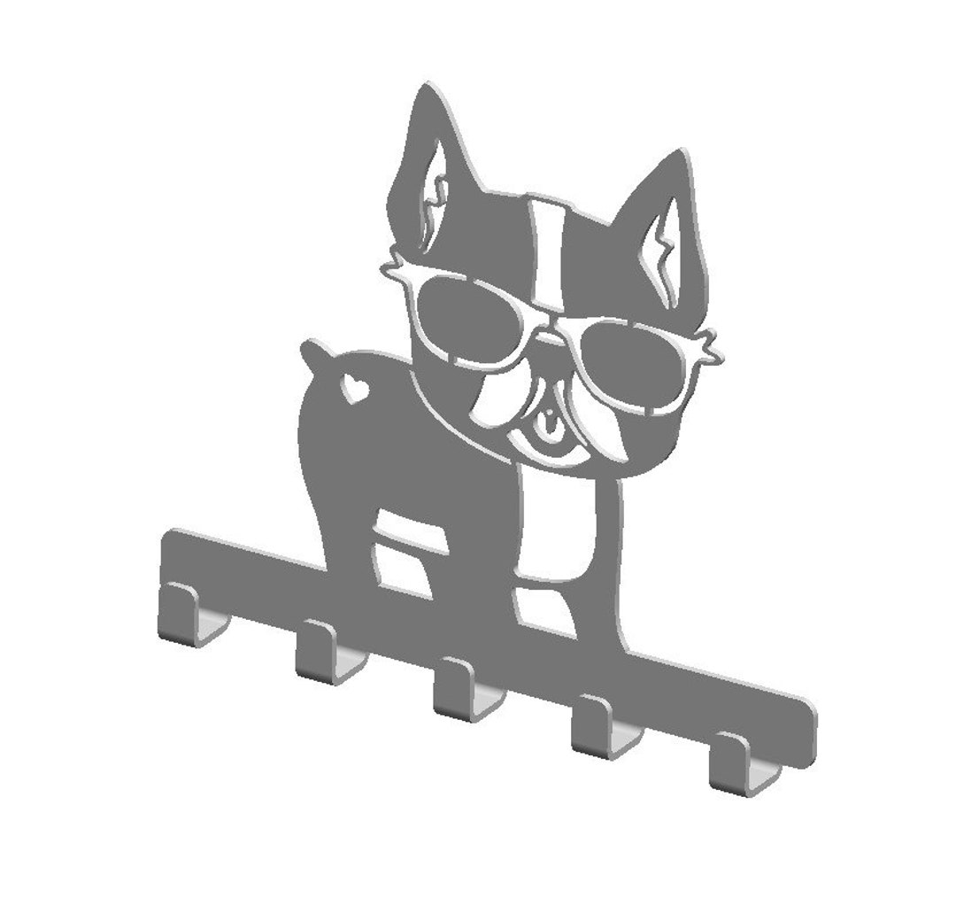 Dog Key Holder Dxf Svg Laser Cut Files / Key Holder Plasma Cut Files ...