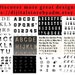 Sitencil Font Alphabet Letters Dxf and Svg Files/dxf Files for Laser ...