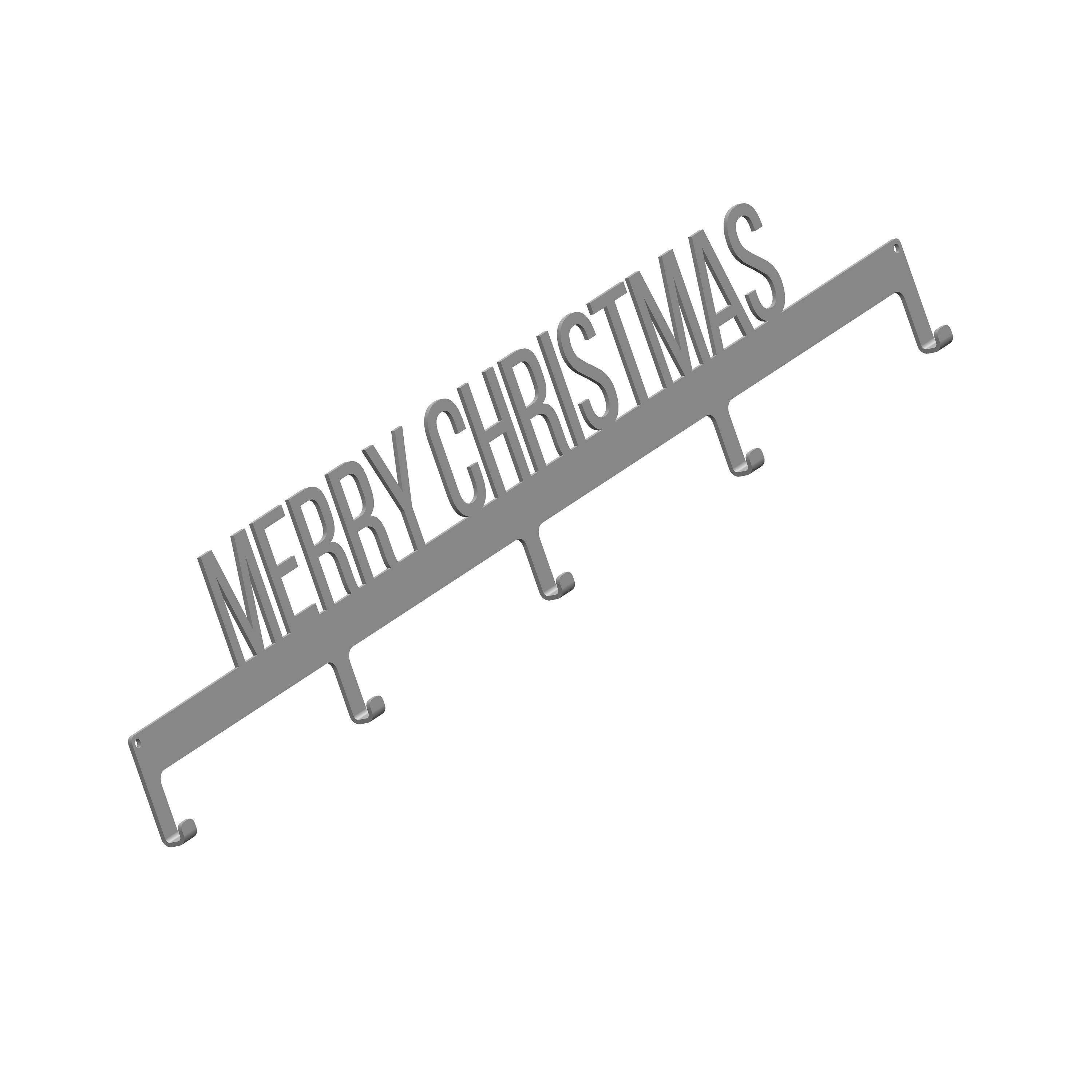 Stocking Holder Merry Christmas Dxf Svg Files | Stocking Hanger Dxf ...