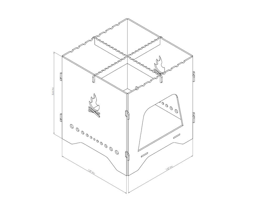Camp Fire Pit Dxf Files, Dxf Files for Laser,fire Pit Dxf for Camp Fire ...