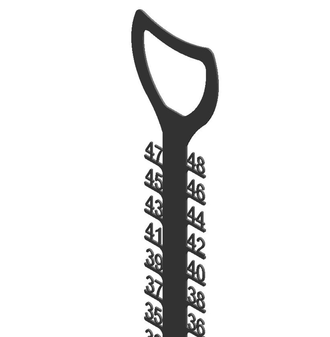 48 Inc Snow Shovel Snow Depth Gauge Dxf Files,dxf File for Plasma,snow ...