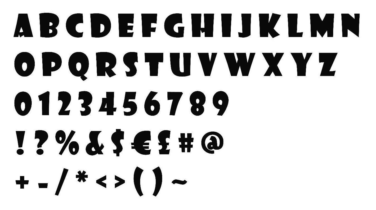 Alphabet Letters Laser Cut DXF SVG File / Font Dxf File for Plasma /dxf ...